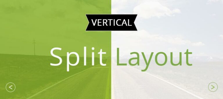 Vertical Split Layouts - WordPress Agentur Webtimiser
